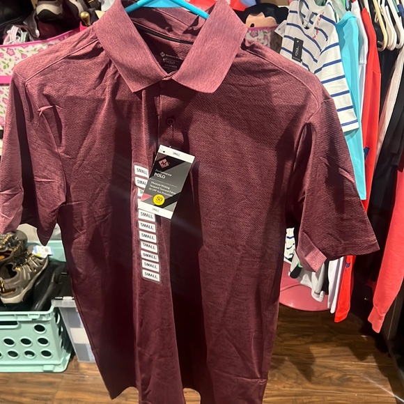 Member's Mark | Shirts | Members Mark Mens Polo Shirt Size Small Maroon ...